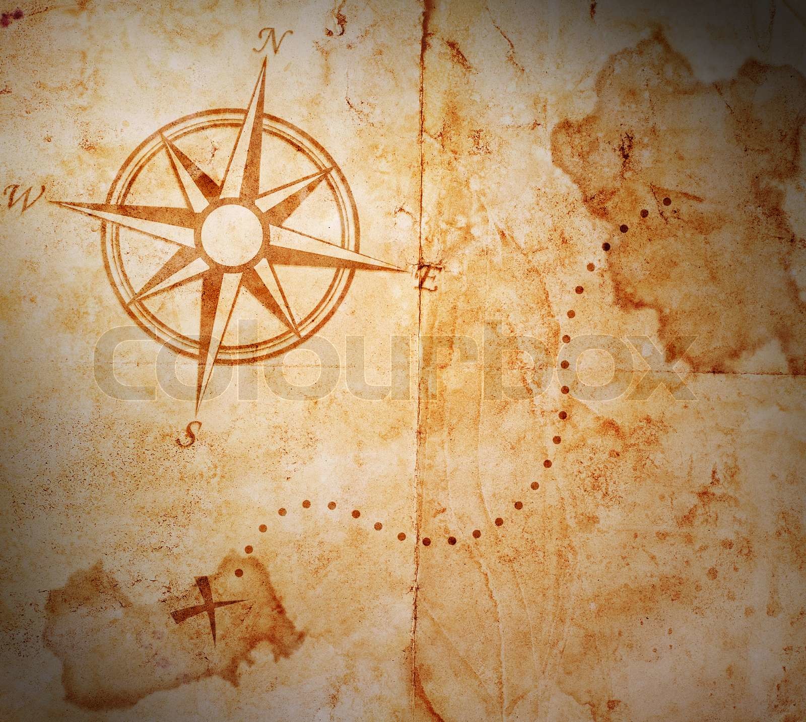 old treasure map | Stock image | Colourbox