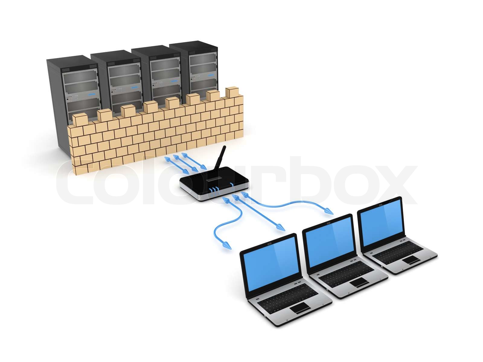 Firewall koncept | Stock foto | Colourbox