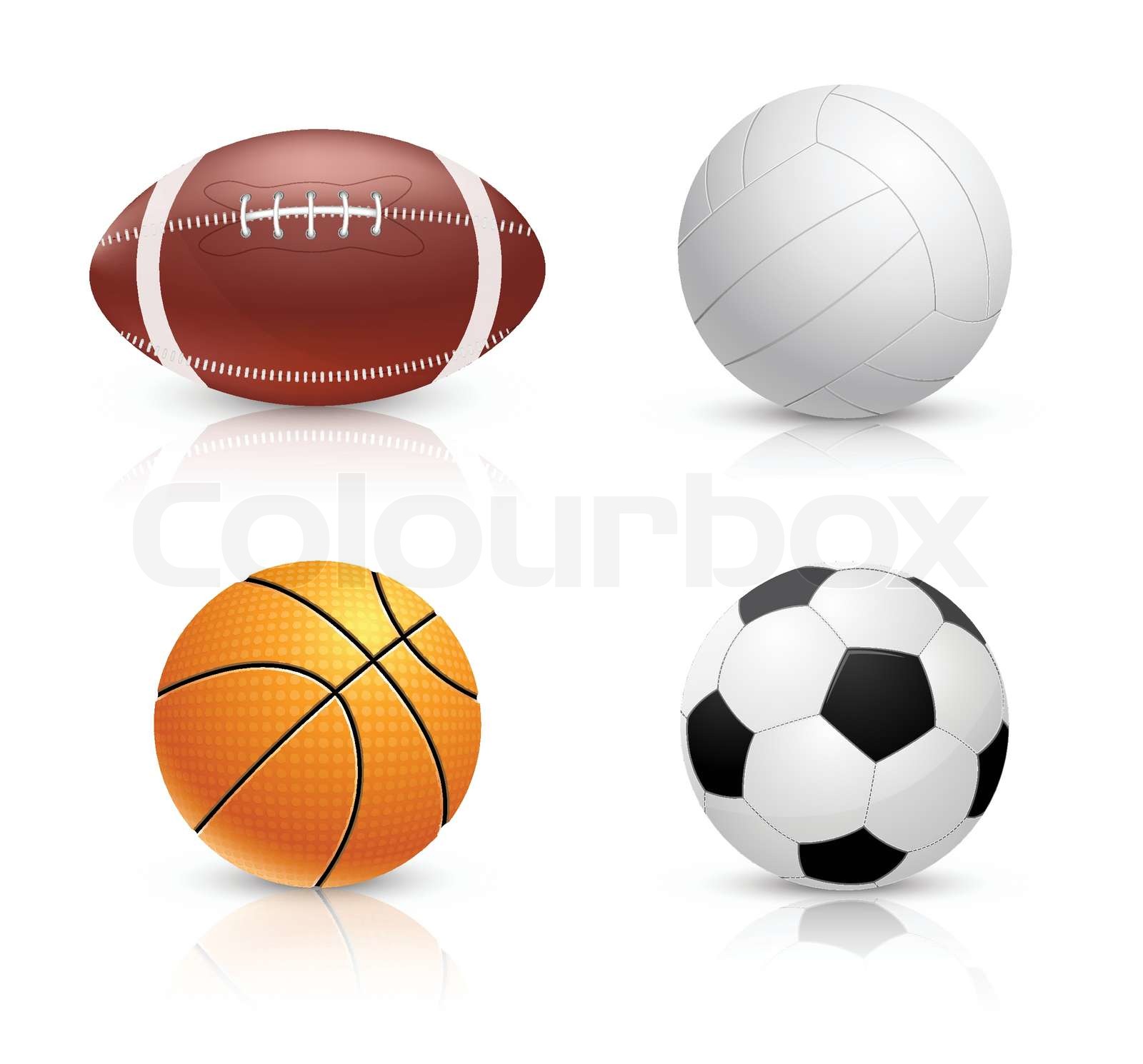 Set of balls | Stock vector | Colourbox