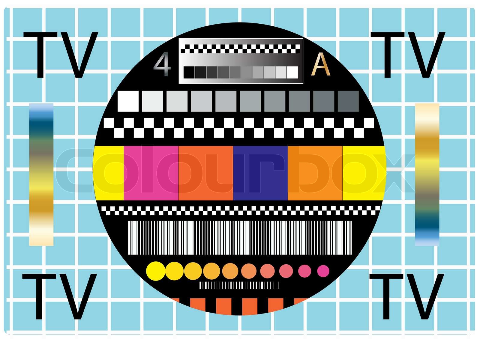 TEST CARD | Stock vector | Colourbox