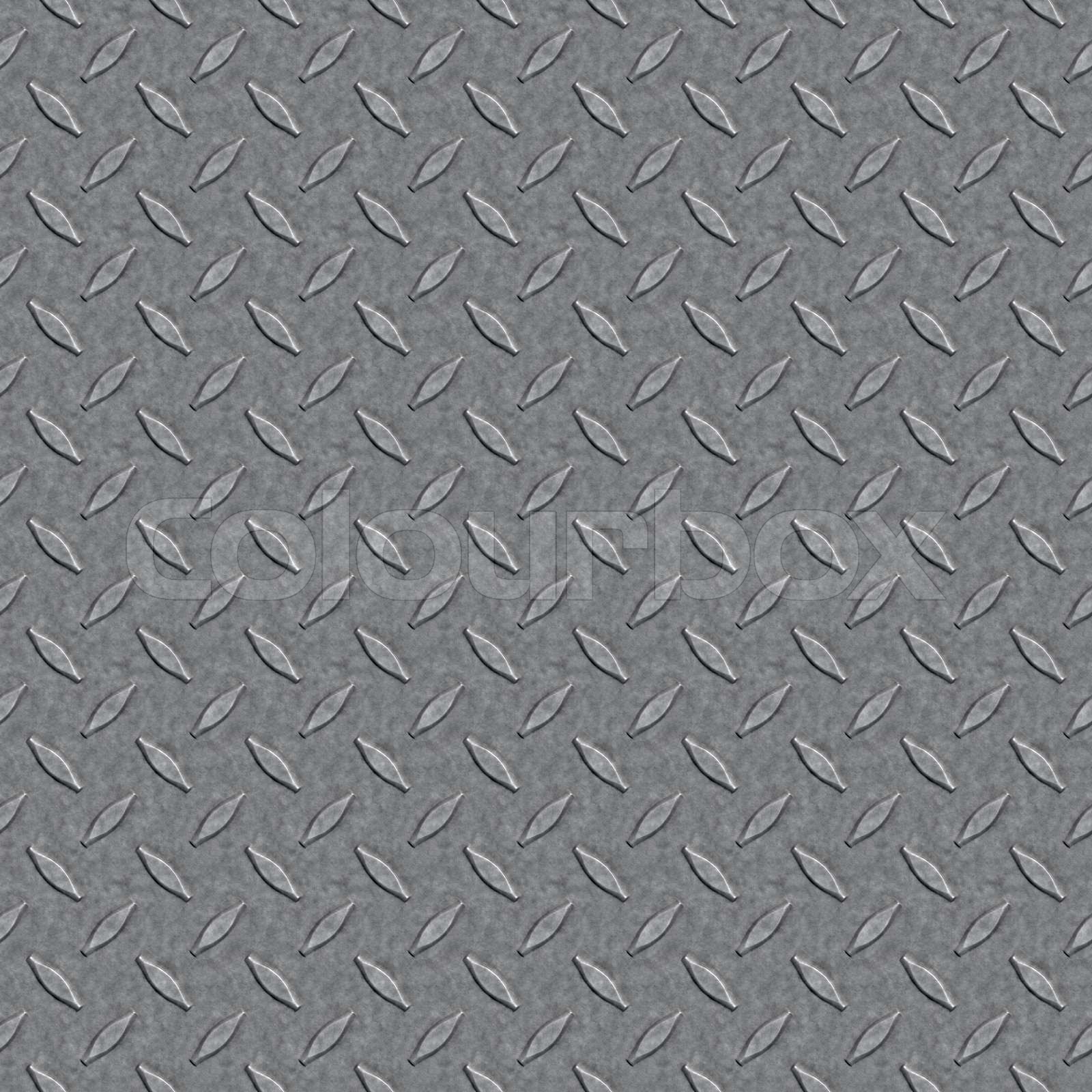 Seamless Diamond Plate Pattern | Stock image | Colourbox