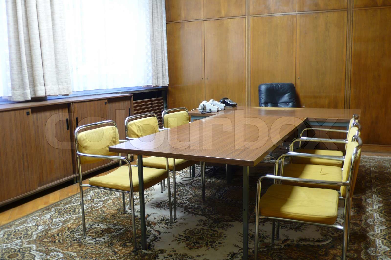 Vintage Meeting room | Stock image | Colourbox