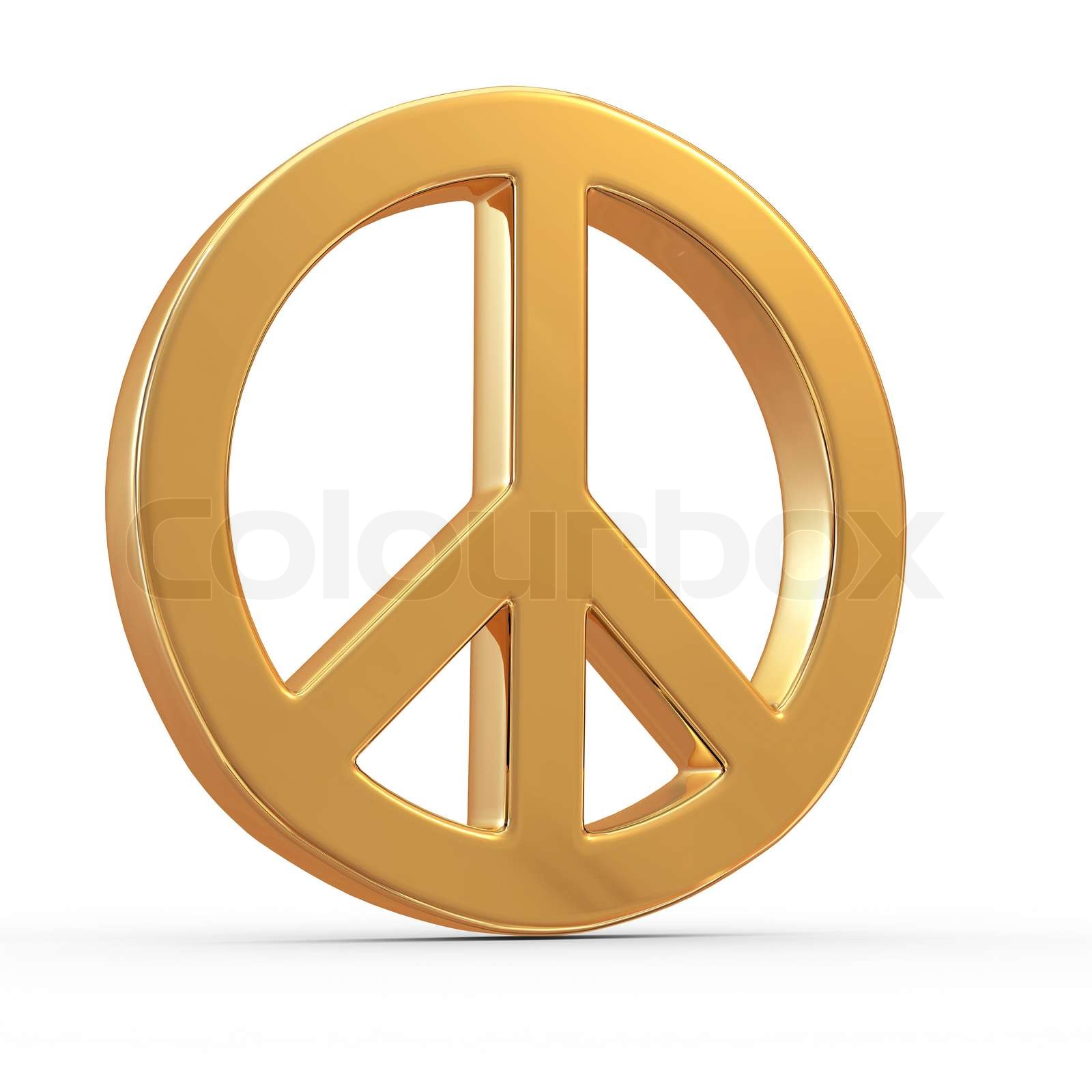 Peace sign 3d | Stock image | Colourbox