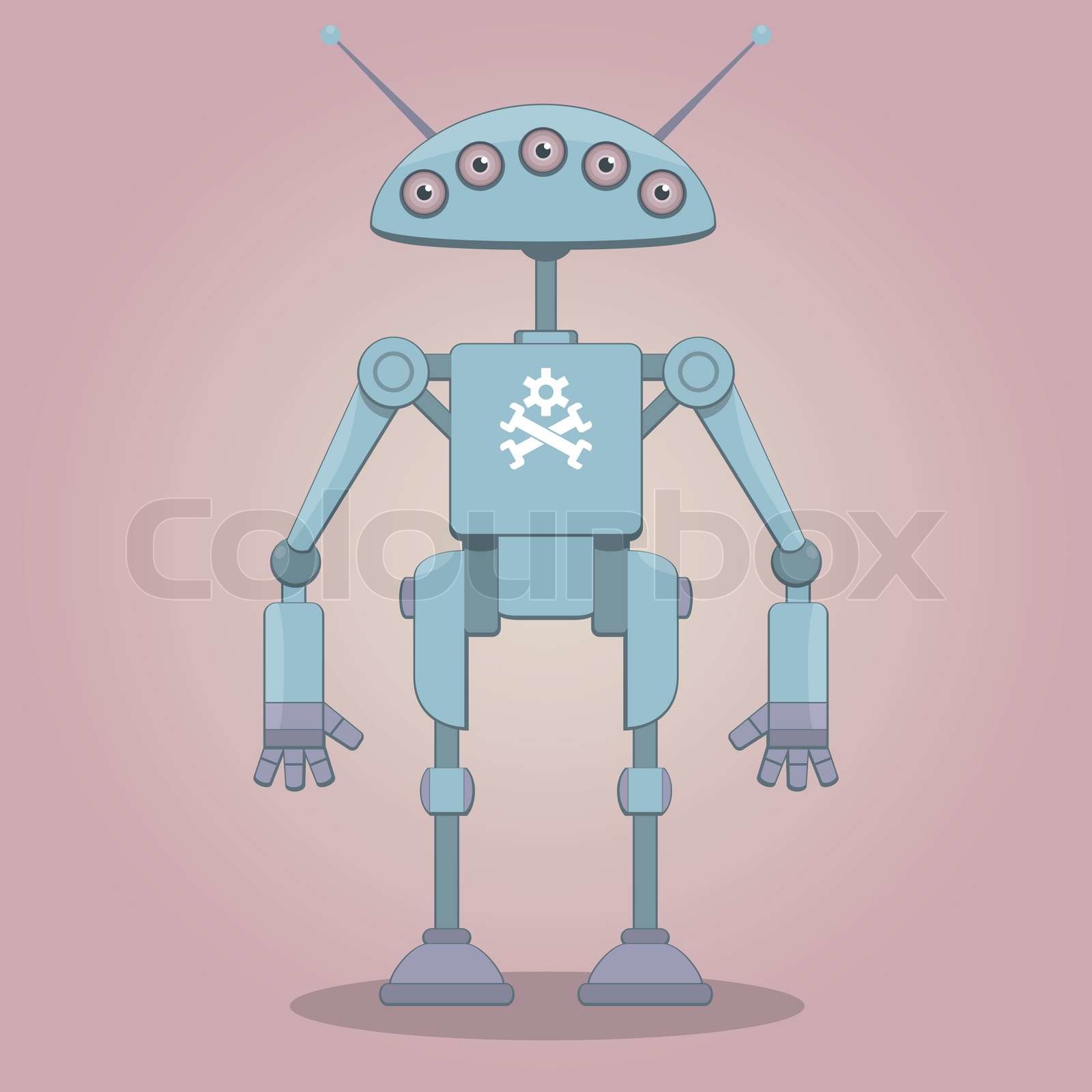 Cyborg | Stock vector | Colourbox