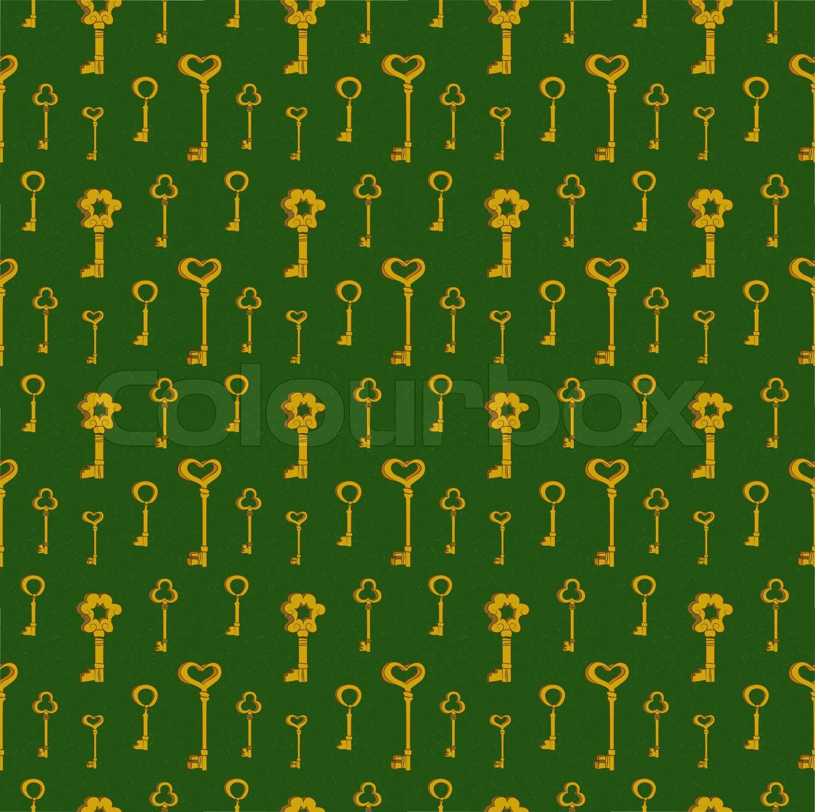 Seamless keys pattern | Stock image | Colourbox