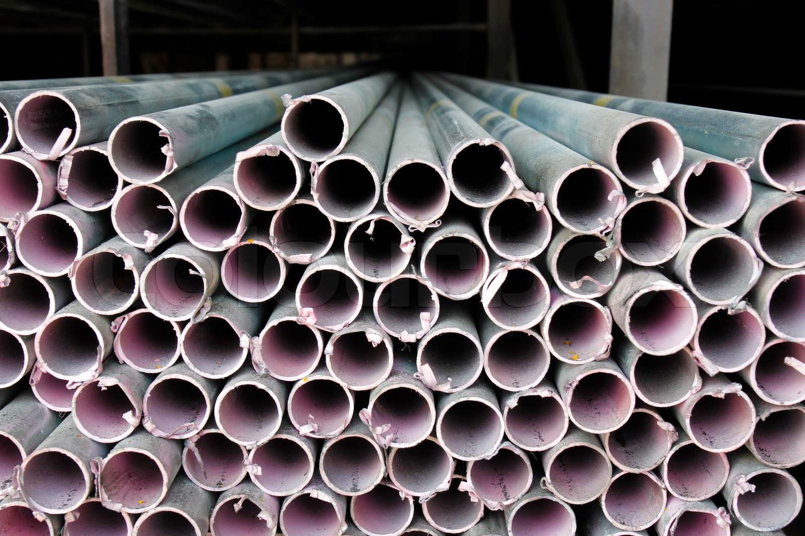 Metallrohr | Stock Bild | Colourbox