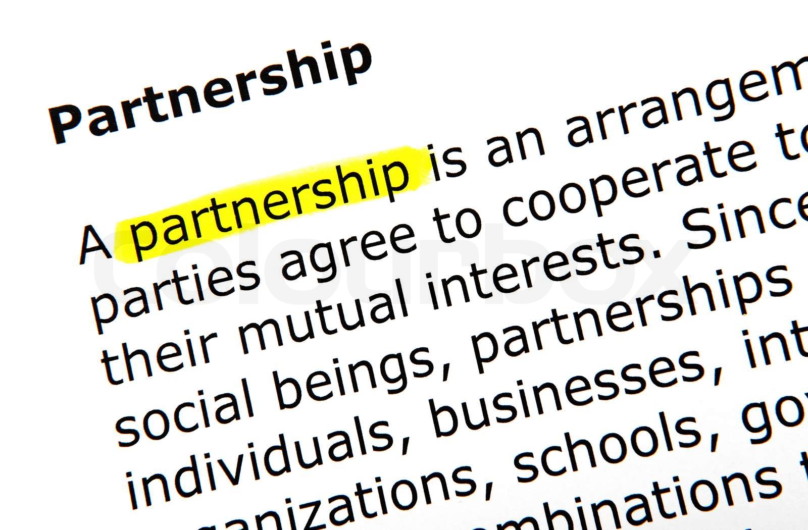 partnership | Stock image | Colourbox