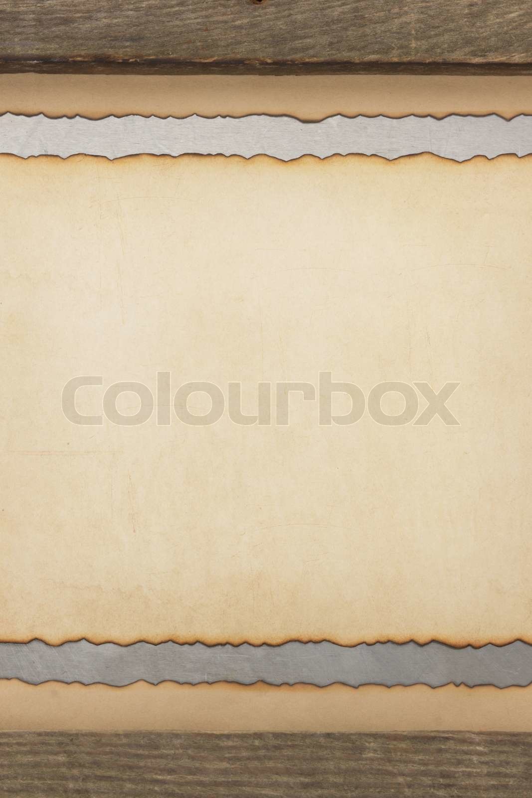 aged parchment paper | Stock image | Colourbox