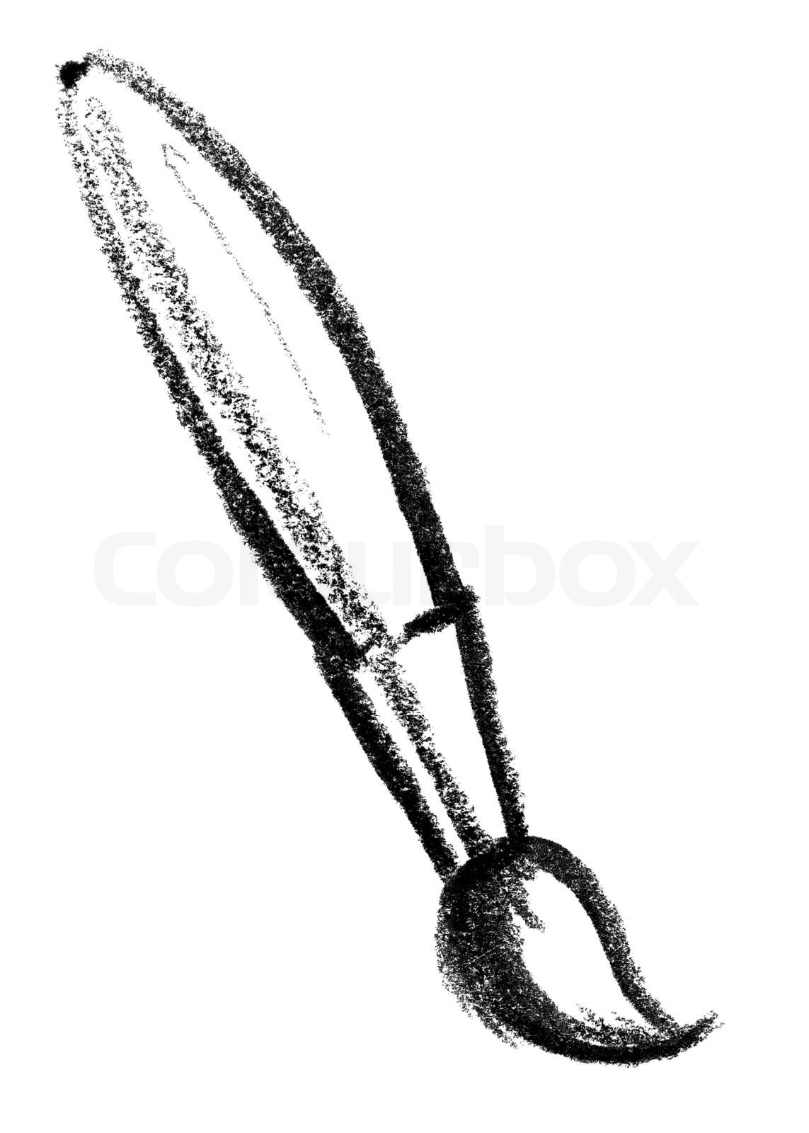 Pinsel-Symbol | Stock Bild | Colourbox