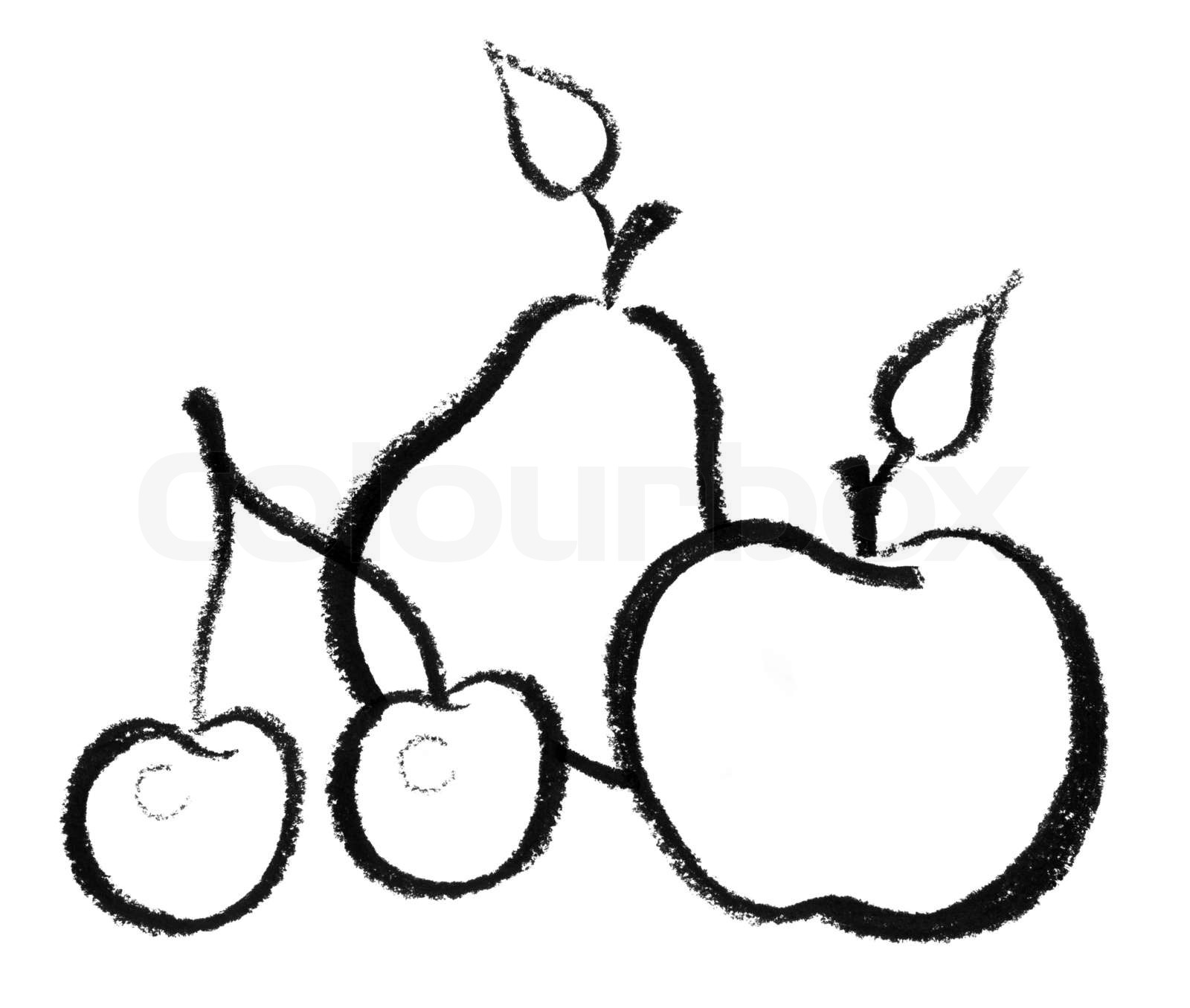 Obst -Symbol | Stock Bild | Colourbox