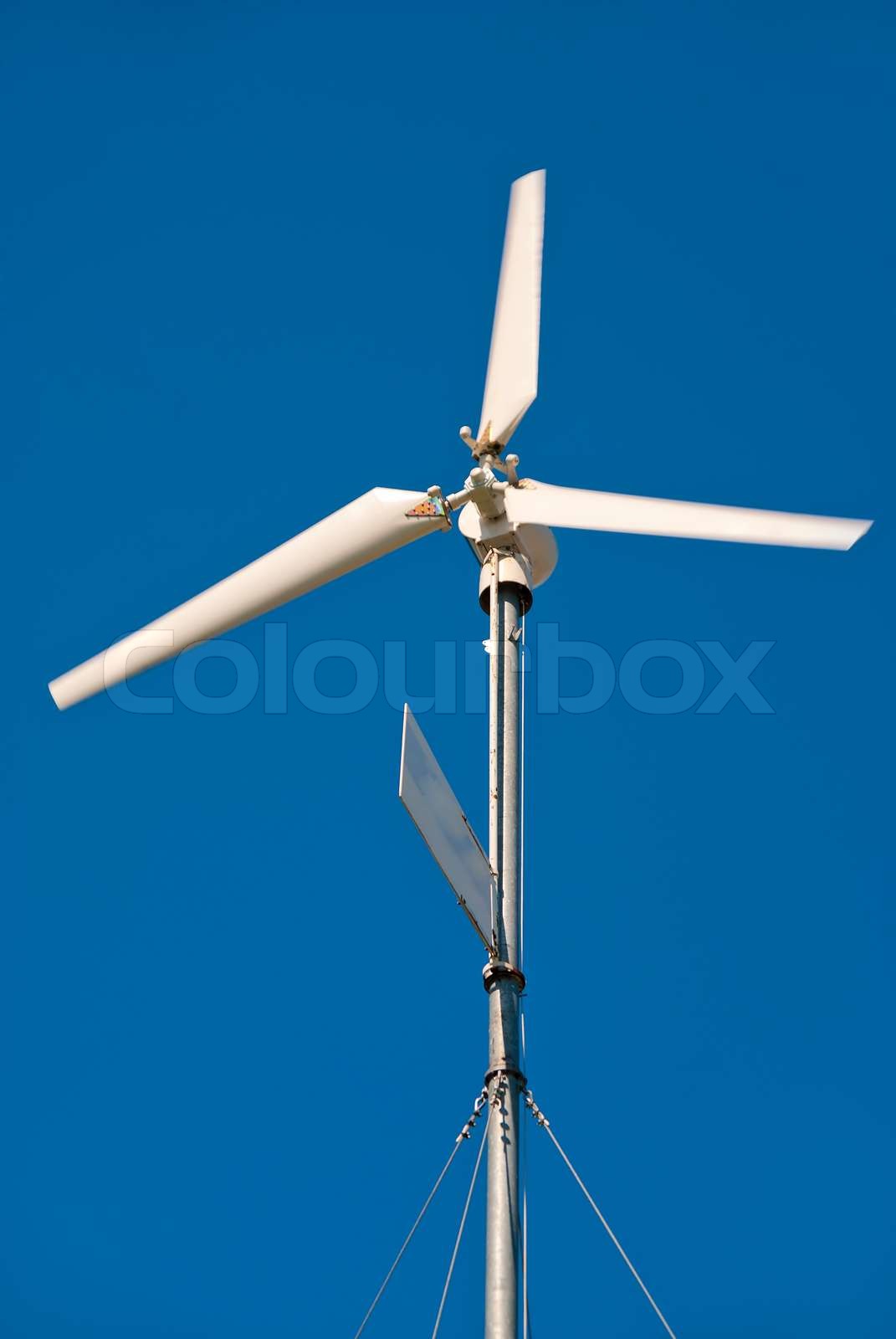 small wind turbines for wind farms | Stock image | Colourbox