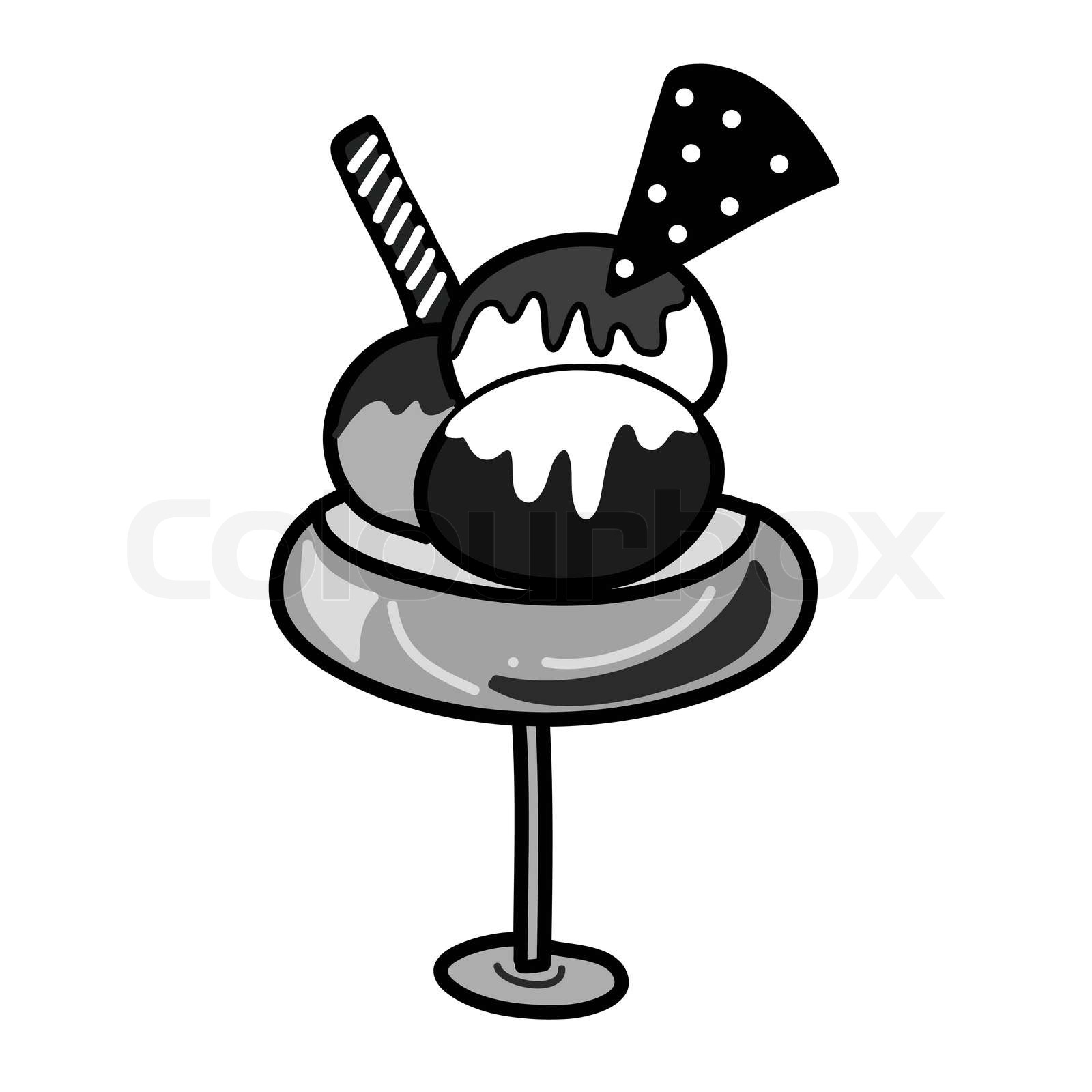 hånd tegning is | Stock vektor | Colourbox