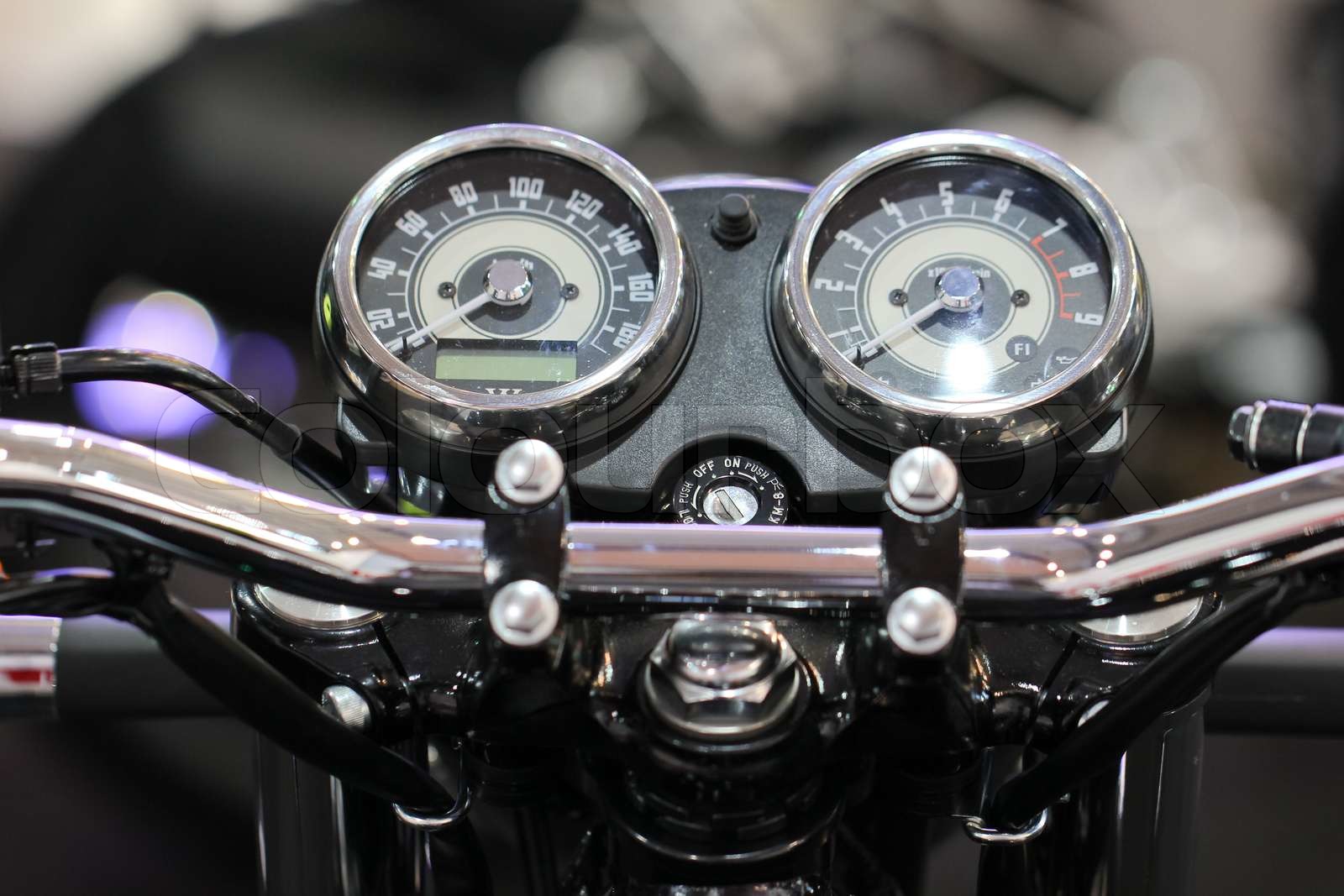 Dashboard motorcycle | Stock image | Colourbox