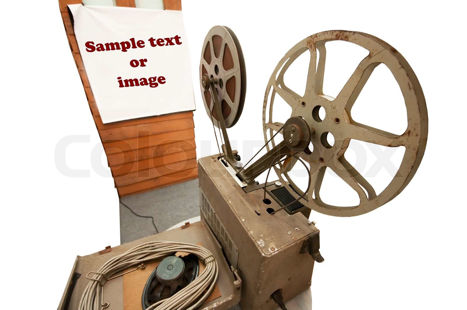 The Ancient movie projector | Stock image | Colourbox