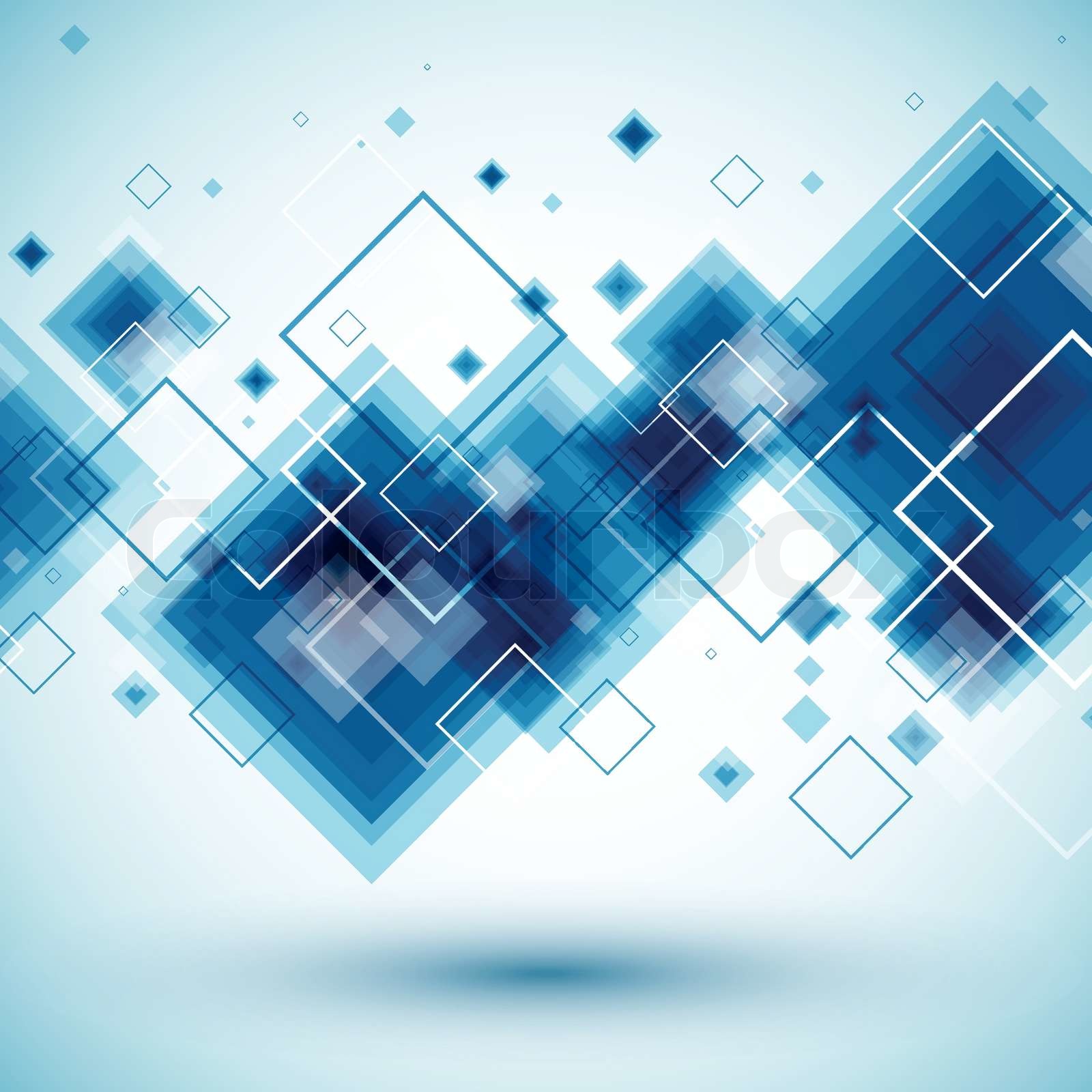 Blue technology background Vector | Stock vector | Colourbox