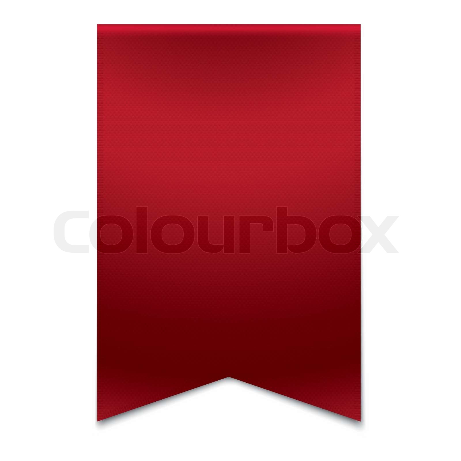 Red ribbon banner | Stock vector | Colourbox