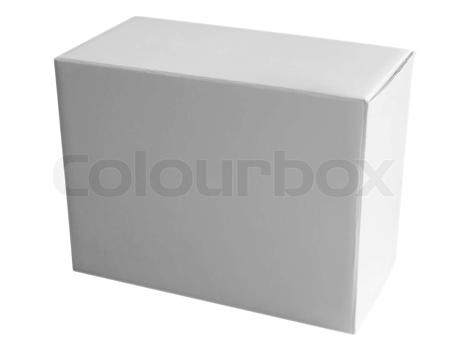 Box weiß | Stock Bild | Colourbox