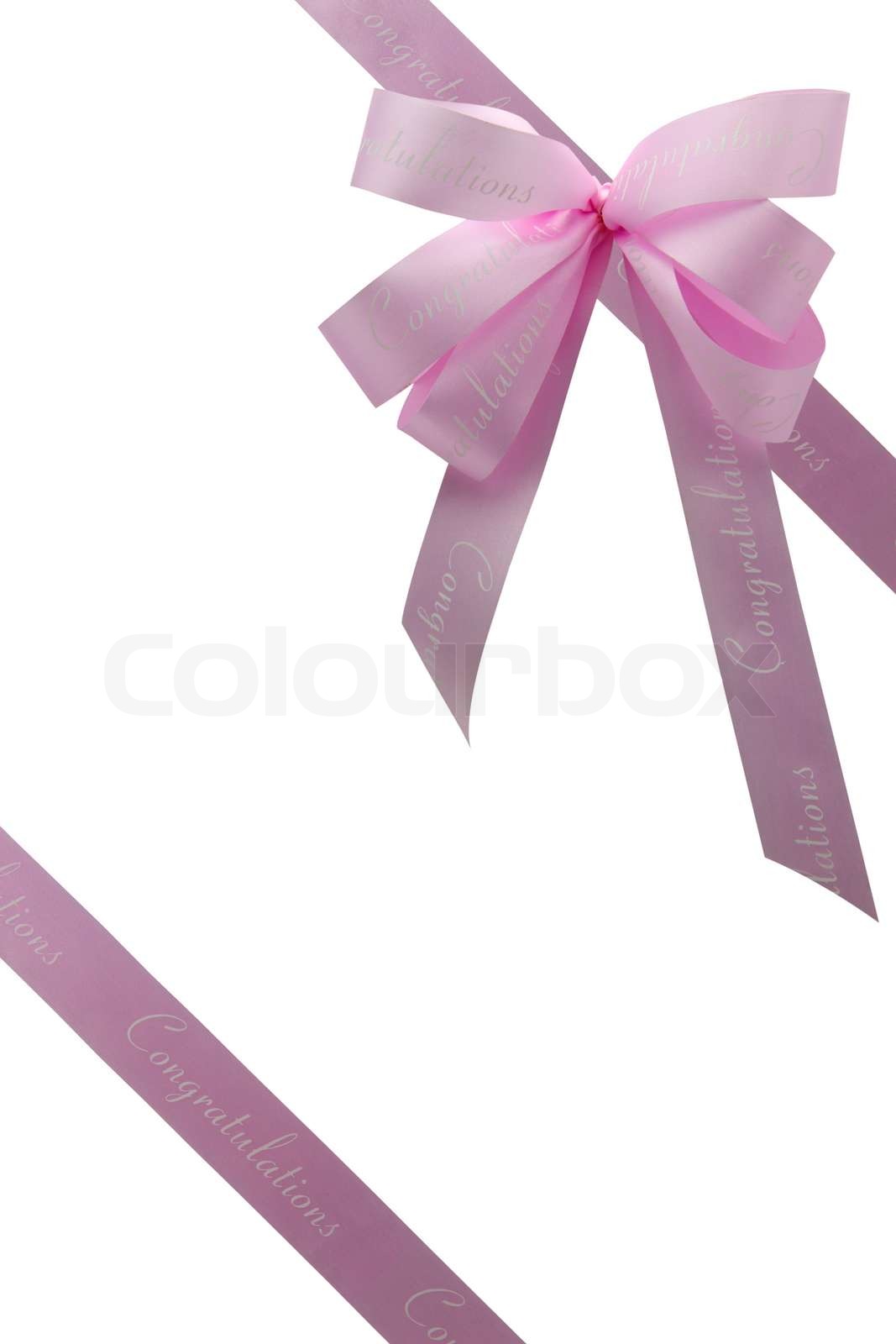 Pink ribbon | Stock image | Colourbox