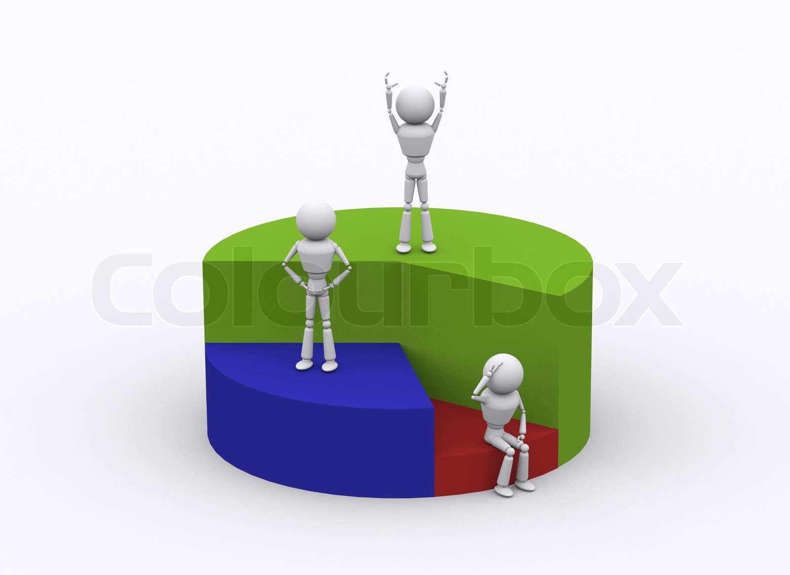 People on the chart | Stock image | Colourbox