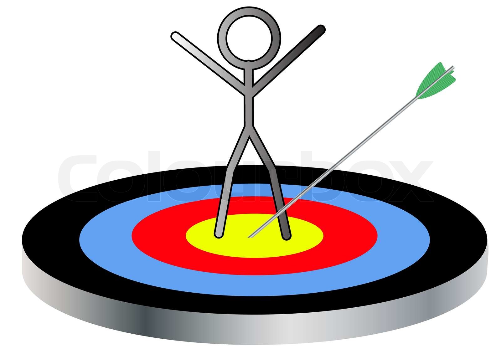 TARGET MAN | Stock vector | Colourbox