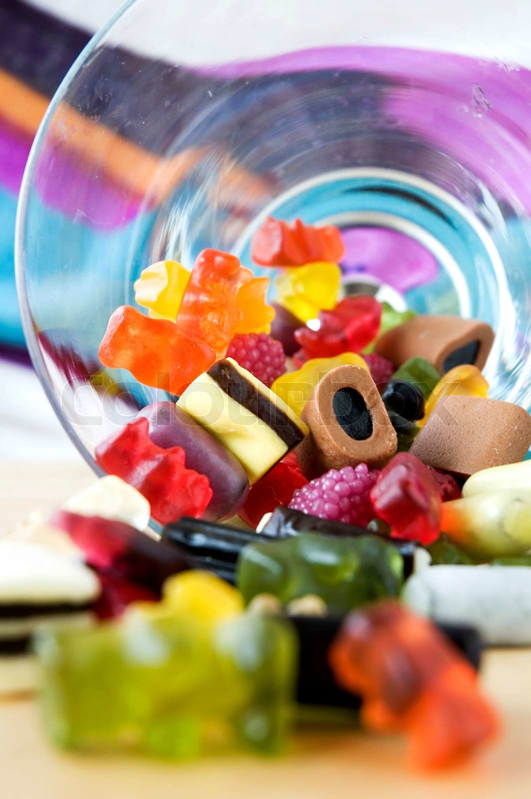 gummy candies in circle | Stock image | Colourbox