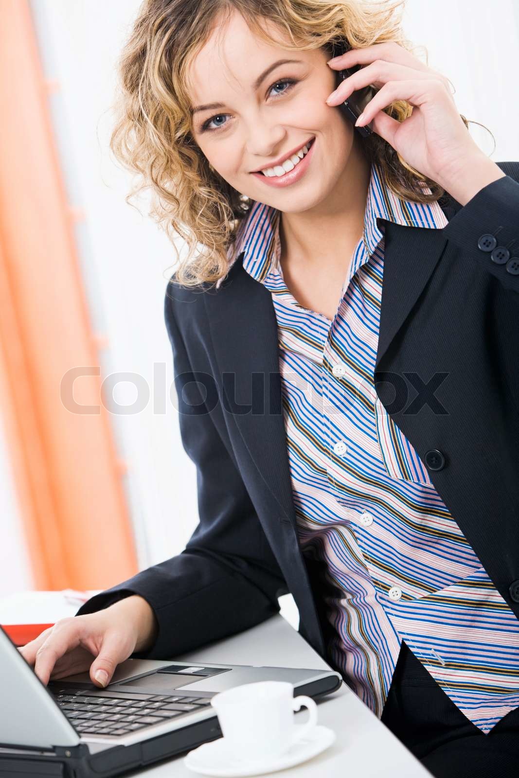 Busy woman | Stock image | Colourbox