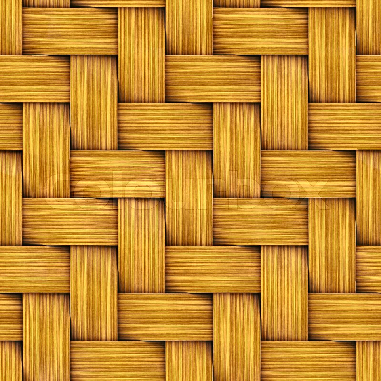 Seamless Texture of Wooden Rattan | Stock image | Colourbox