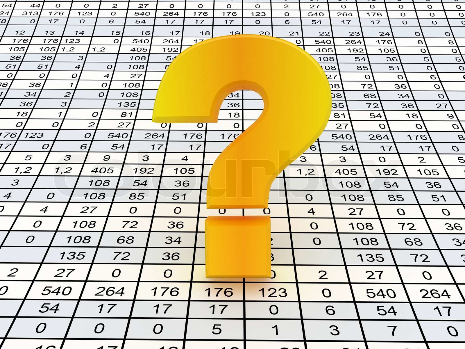 question | Stock image | Colourbox