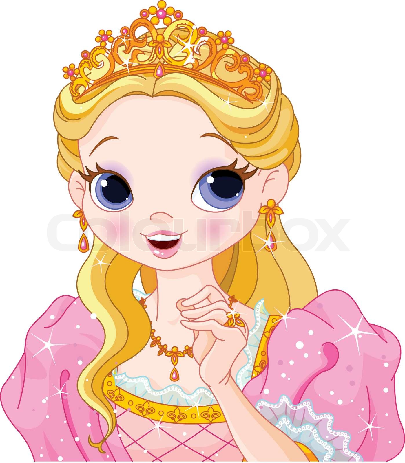Beautiful princess | Stock vector | Colourbox