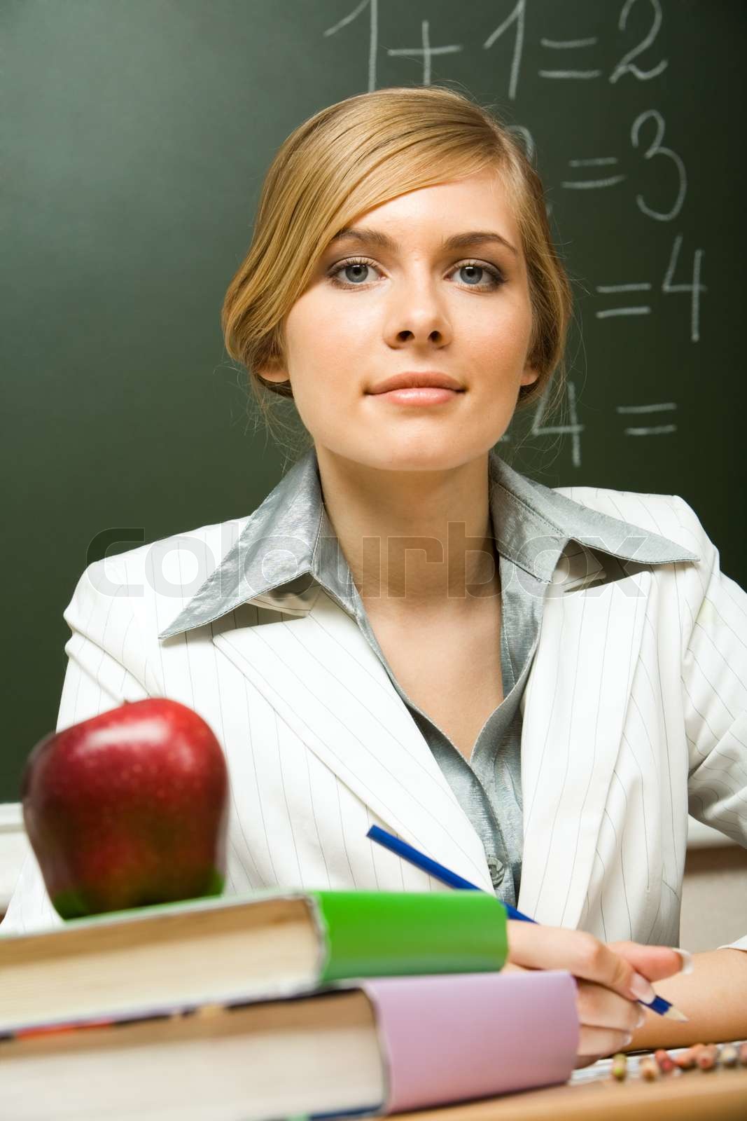 Smart teacher | Stock image | Colourbox