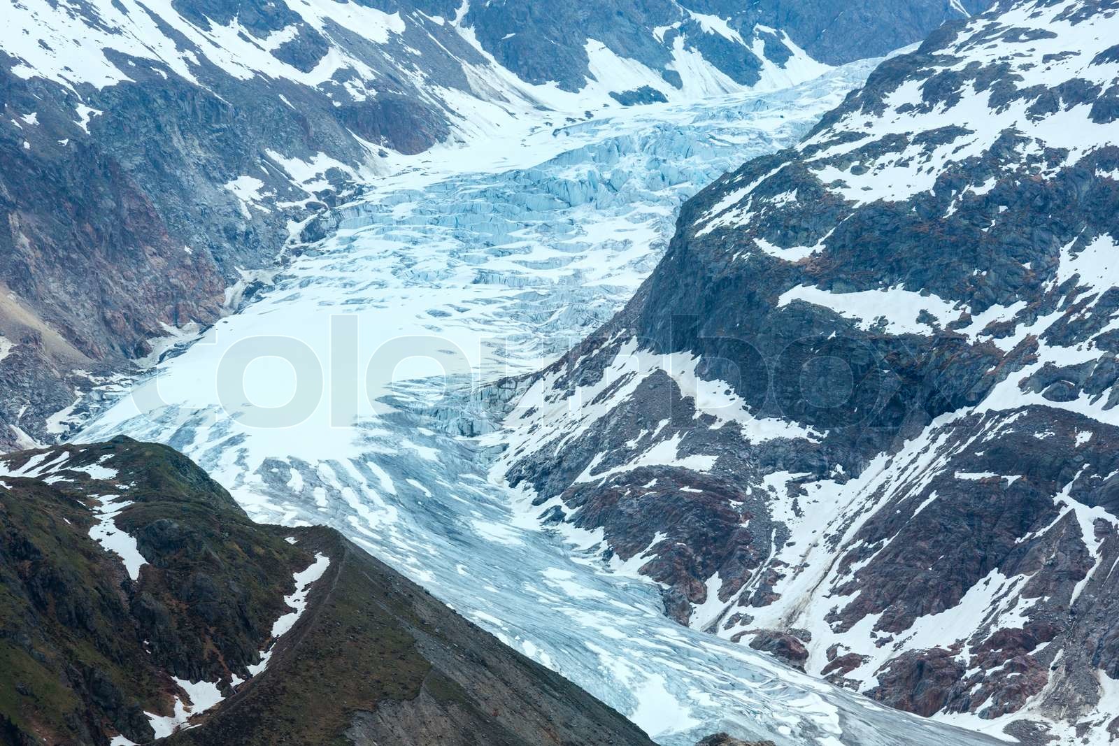 Summer view to Kaunertal Gletscher Austria, Tirol | Stock image | Colourbox