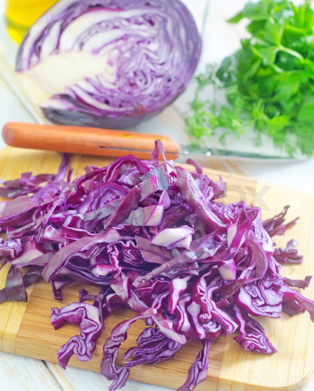 blue cabbage | Stock image | Colourbox