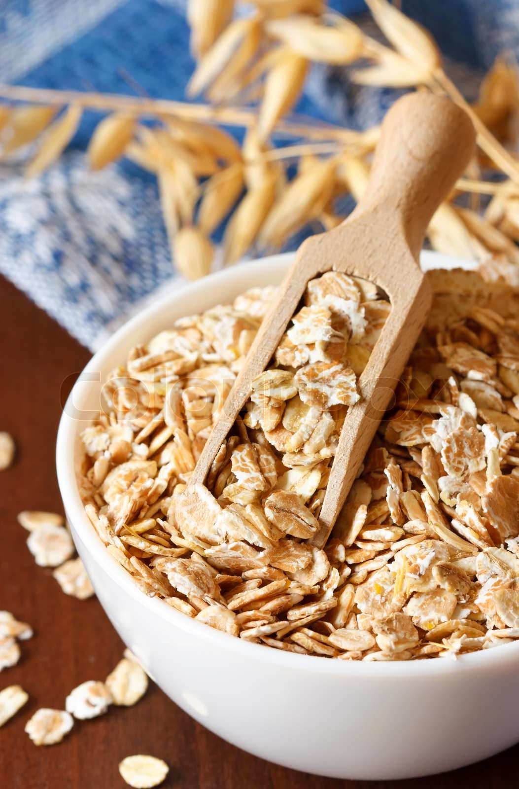 Oat flakes | Stock image | Colourbox