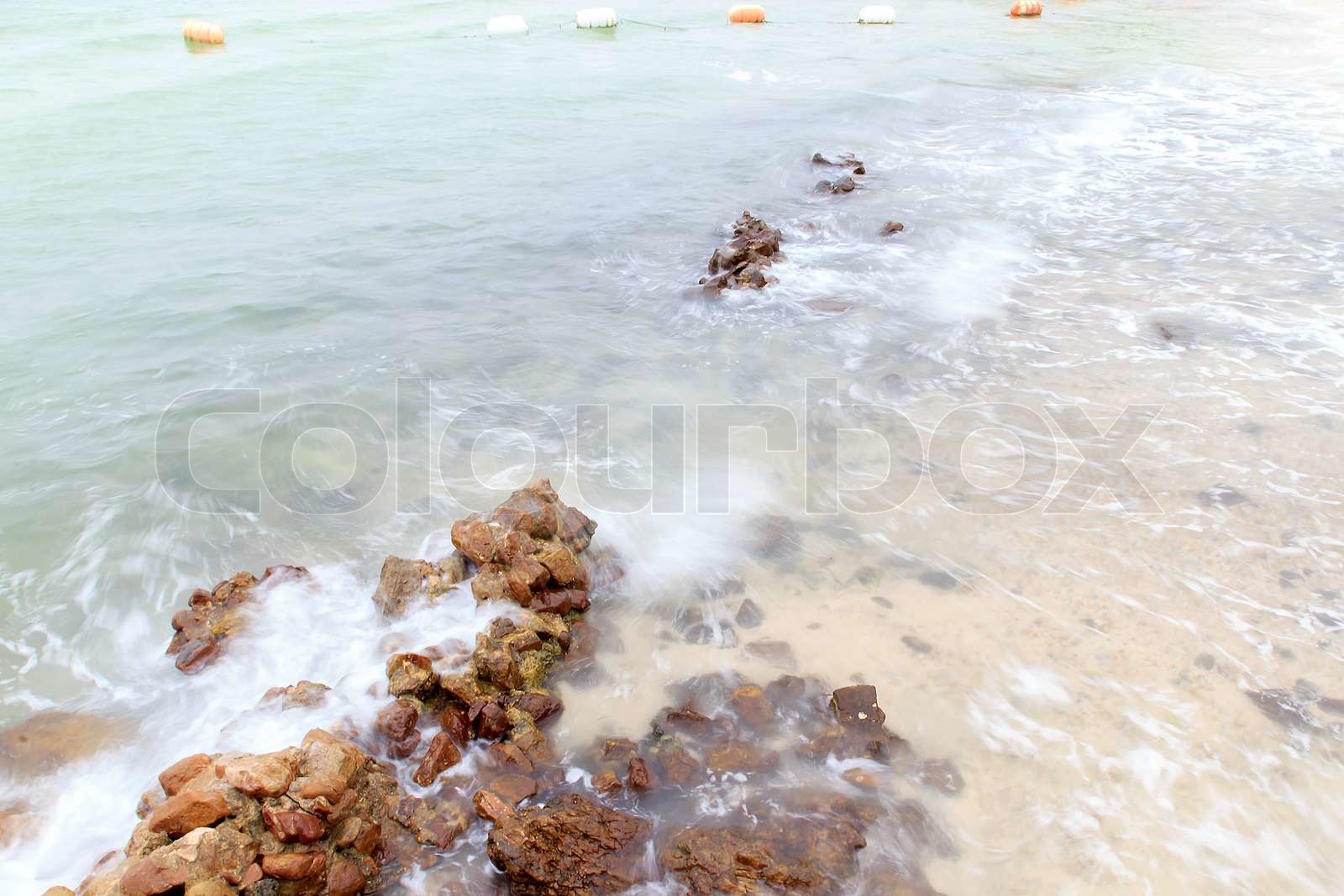 Water erosion of rocks | Stock image | Colourbox