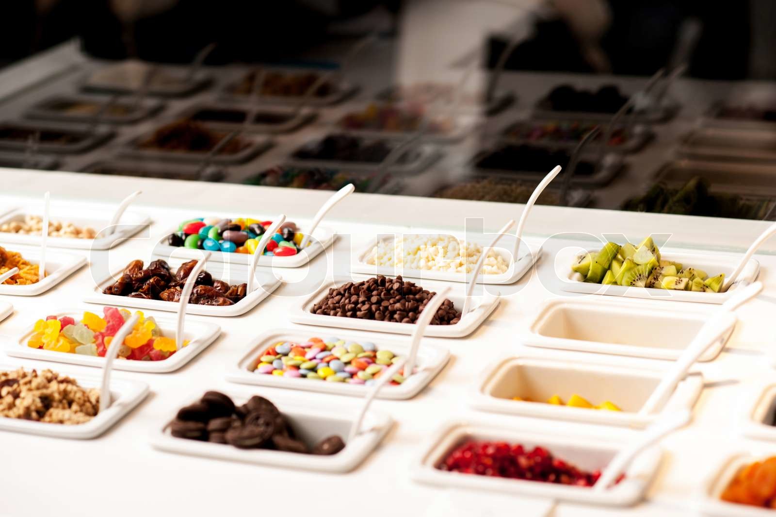 Colorful toppings to add extra flavor | Stock image | Colourbox
