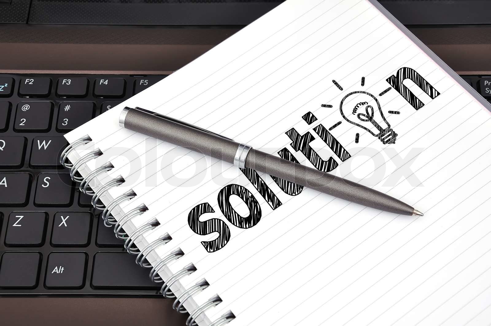 drawing solution | Stock image | Colourbox