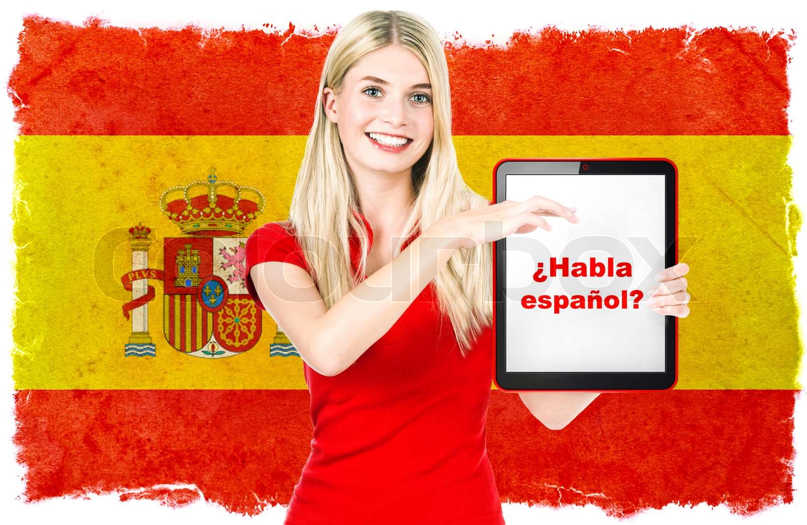 spanische Sprache Lernkonzept | Stock Bild | Colourbox