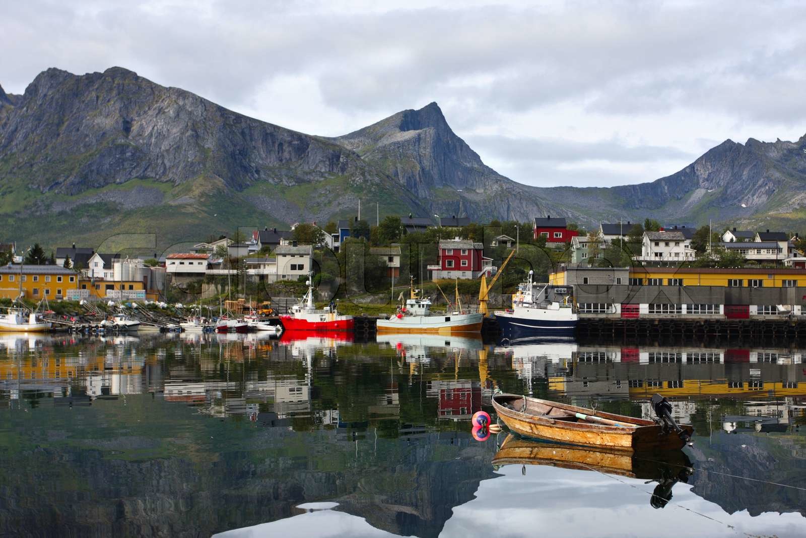 fisherman village | Stock image | Colourbox