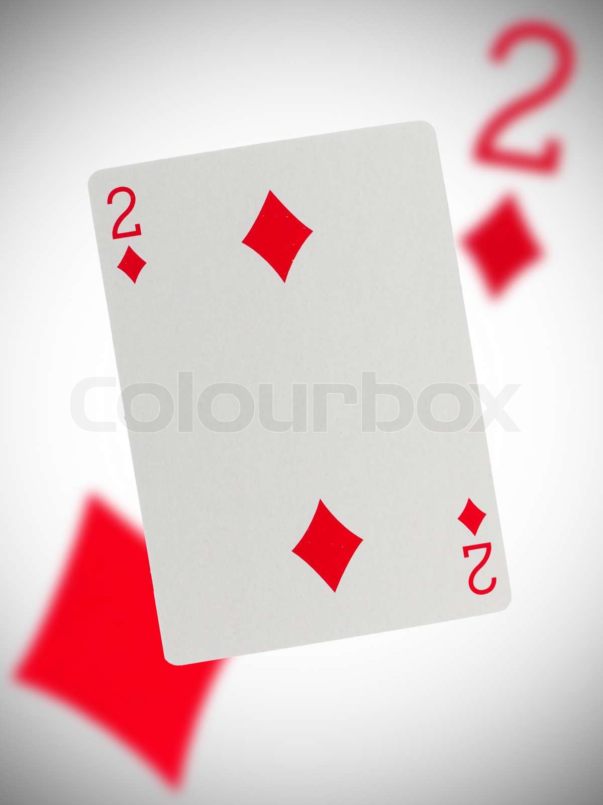 Playing card, two | Stock image | Colourbox