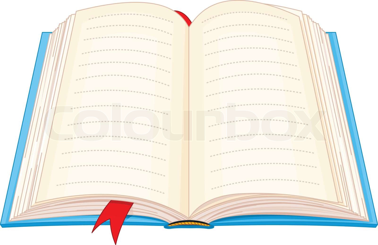 Offenes Buch | Stock-Vektor | Colourbox