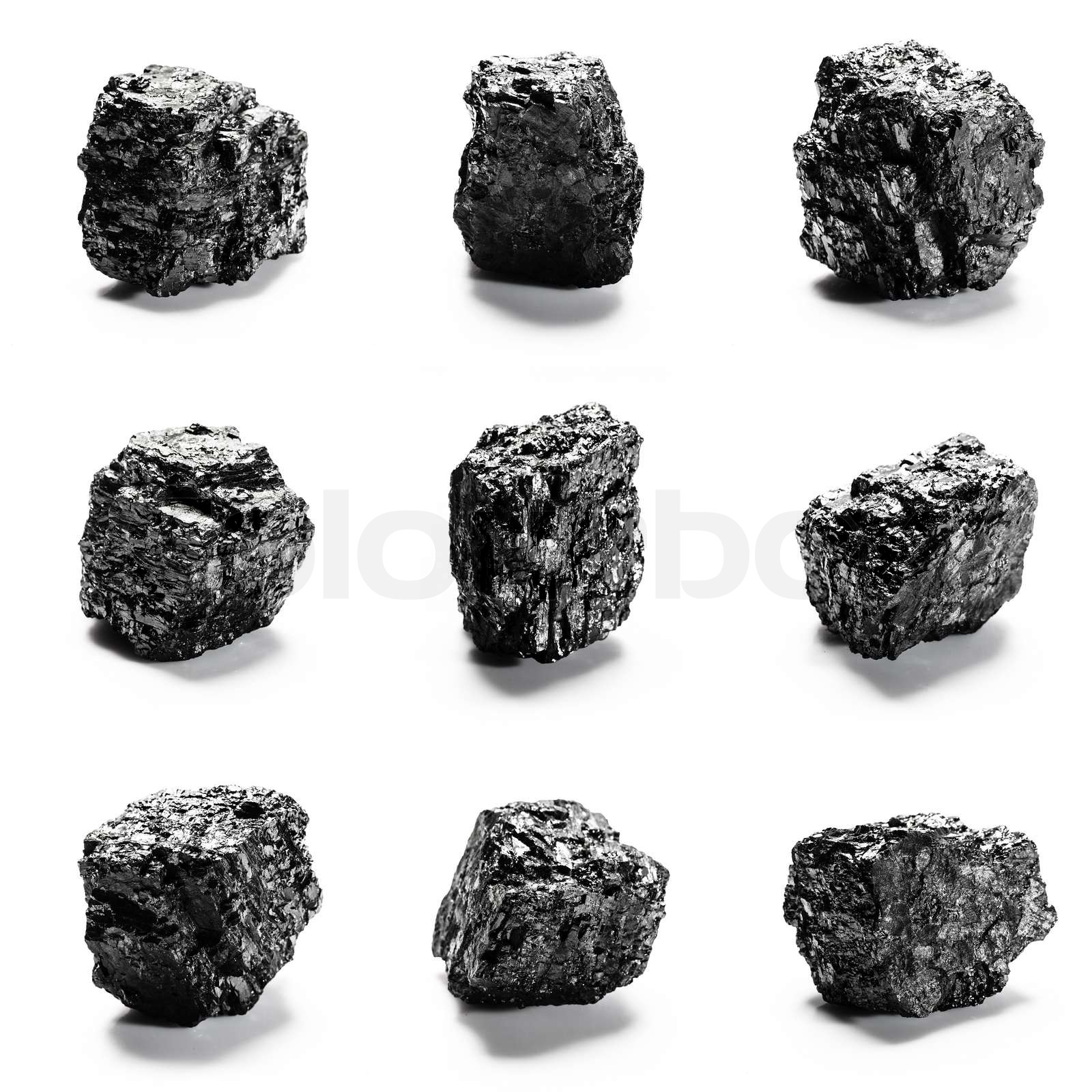Pieces of coal | Stock image | Colourbox