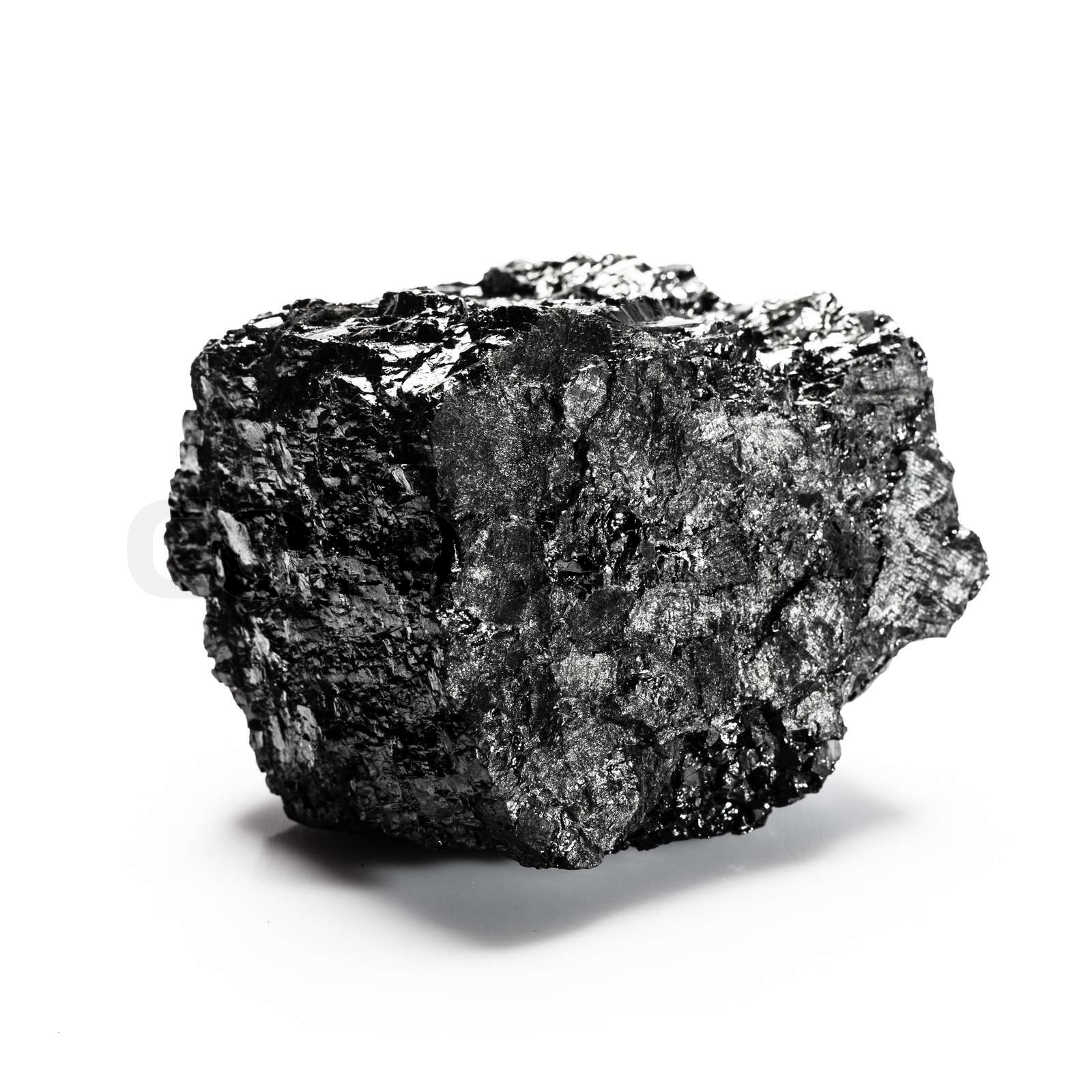 Piece of coal | Stock image | Colourbox