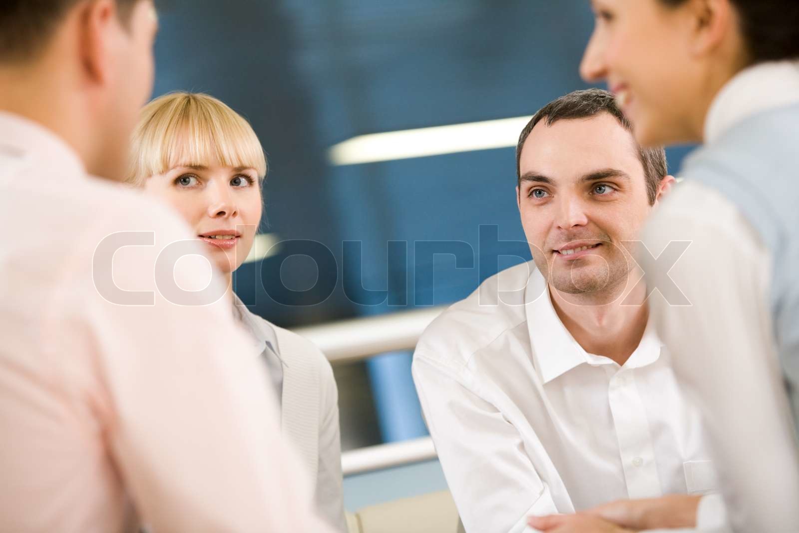 Diskussion | Stock Bild | Colourbox