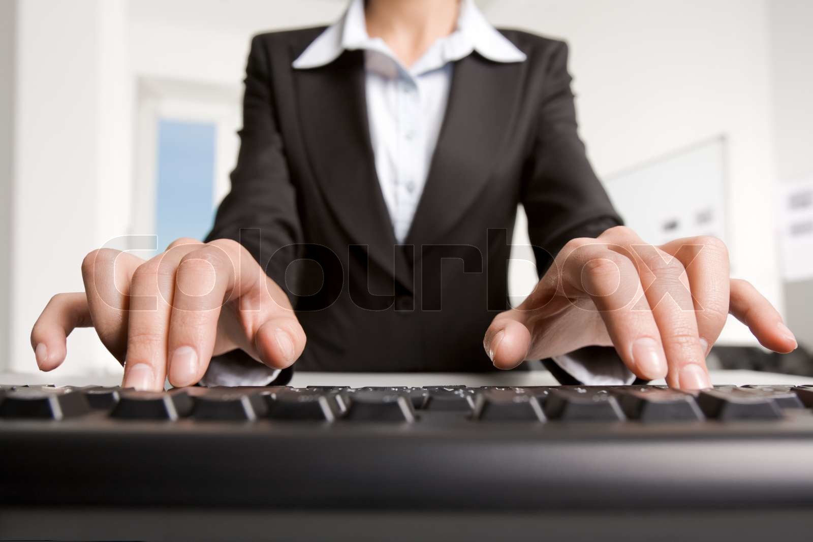 Typing | Stock image | Colourbox