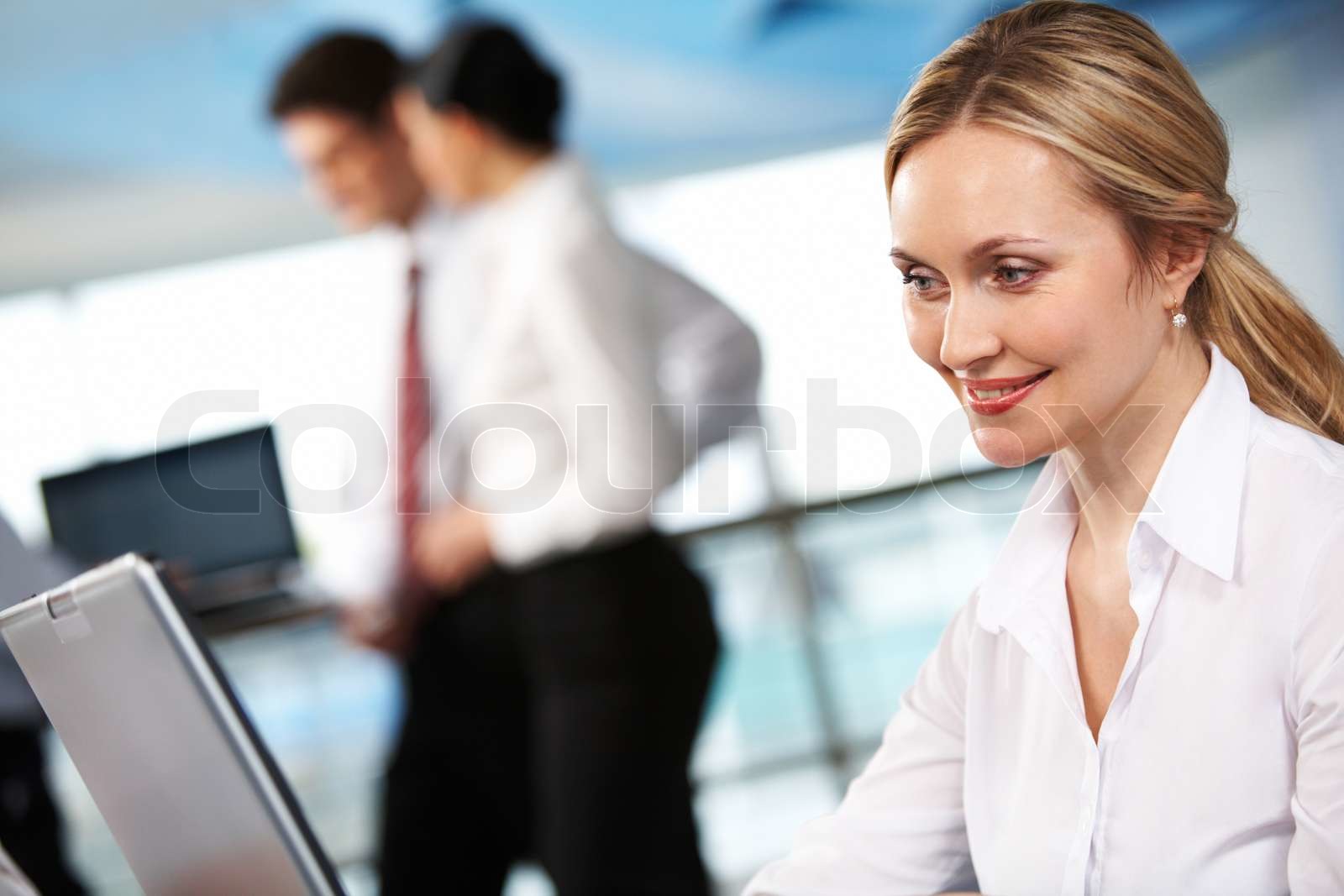 Secretary at work | Stock image | Colourbox