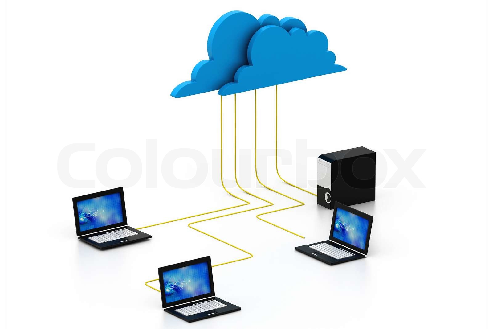 Cloud computing devices | Stock image | Colourbox