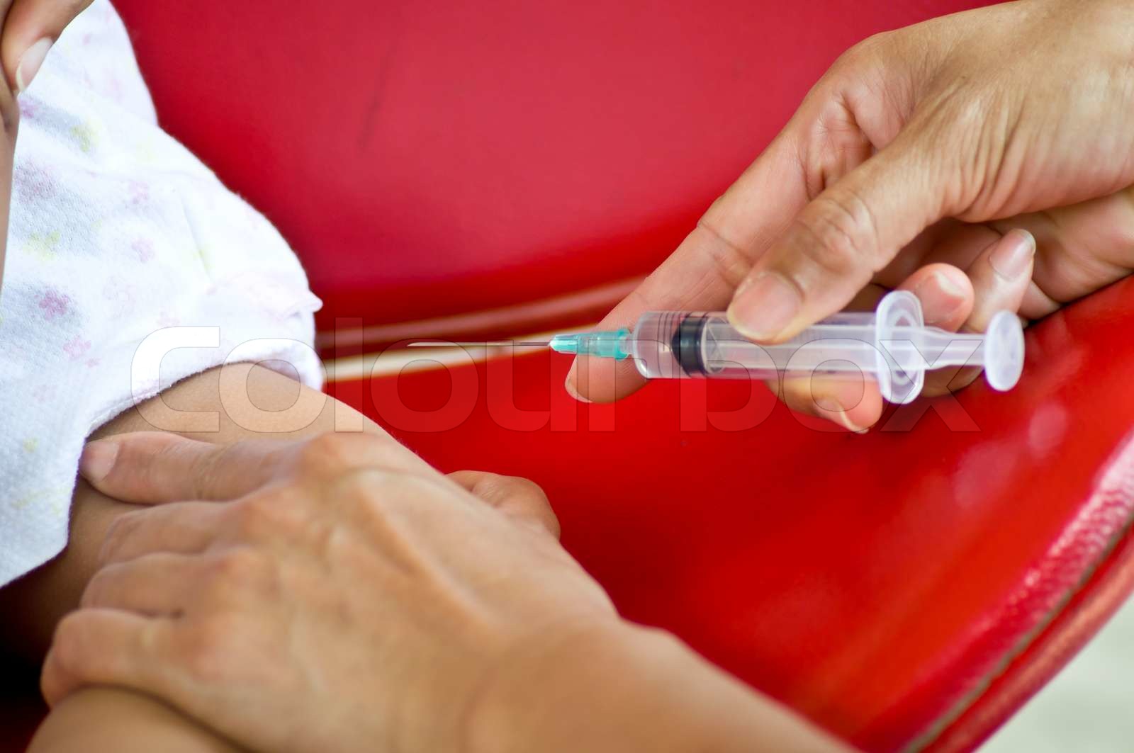 Injection for children | Stock image | Colourbox