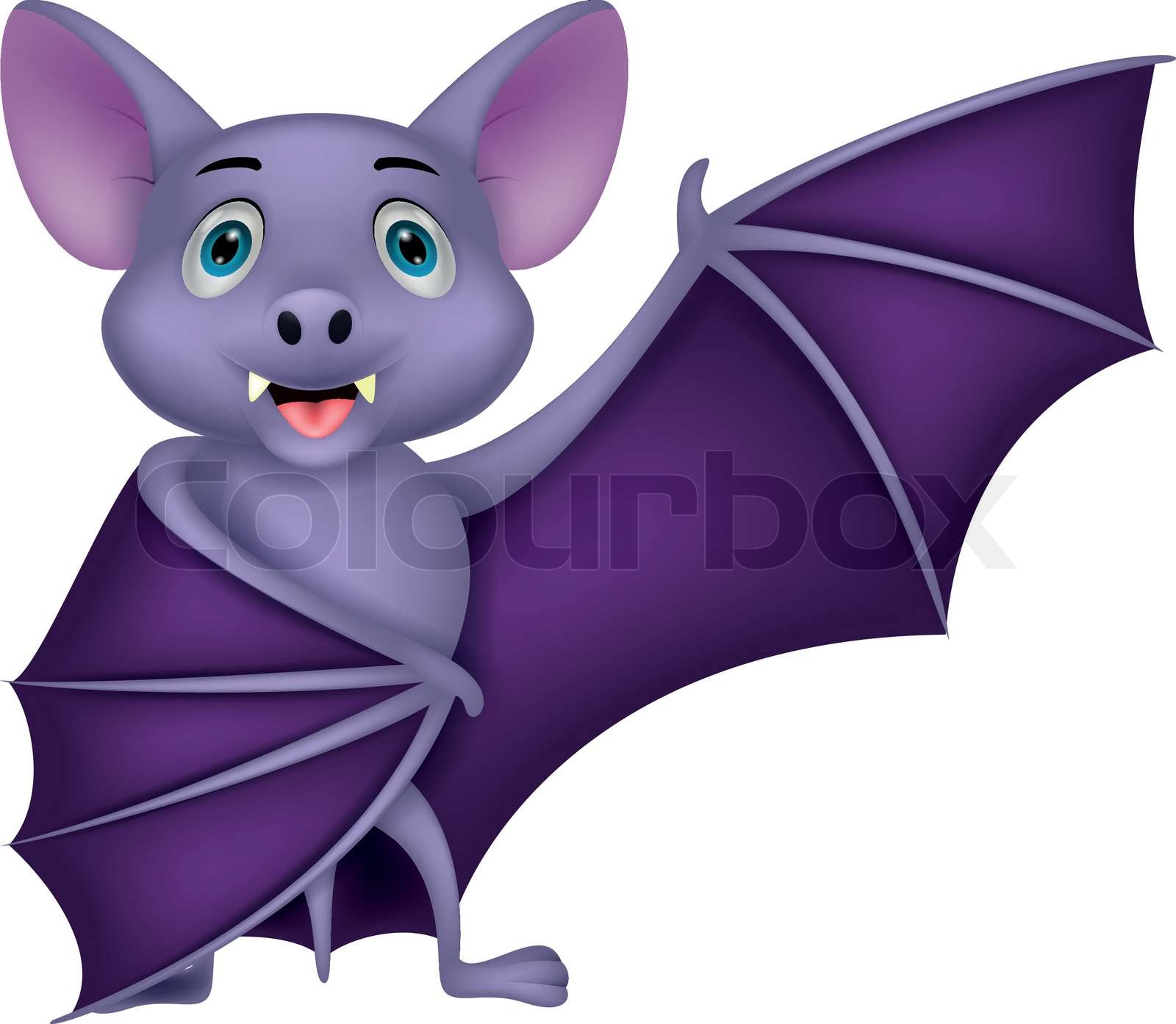 Bat cartoon waving | Stock vector | Colourbox