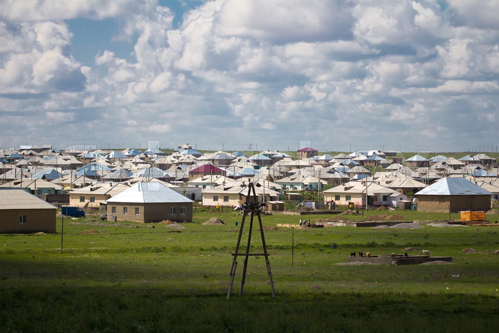 village in Kazakhstan | Stock image | Colourbox