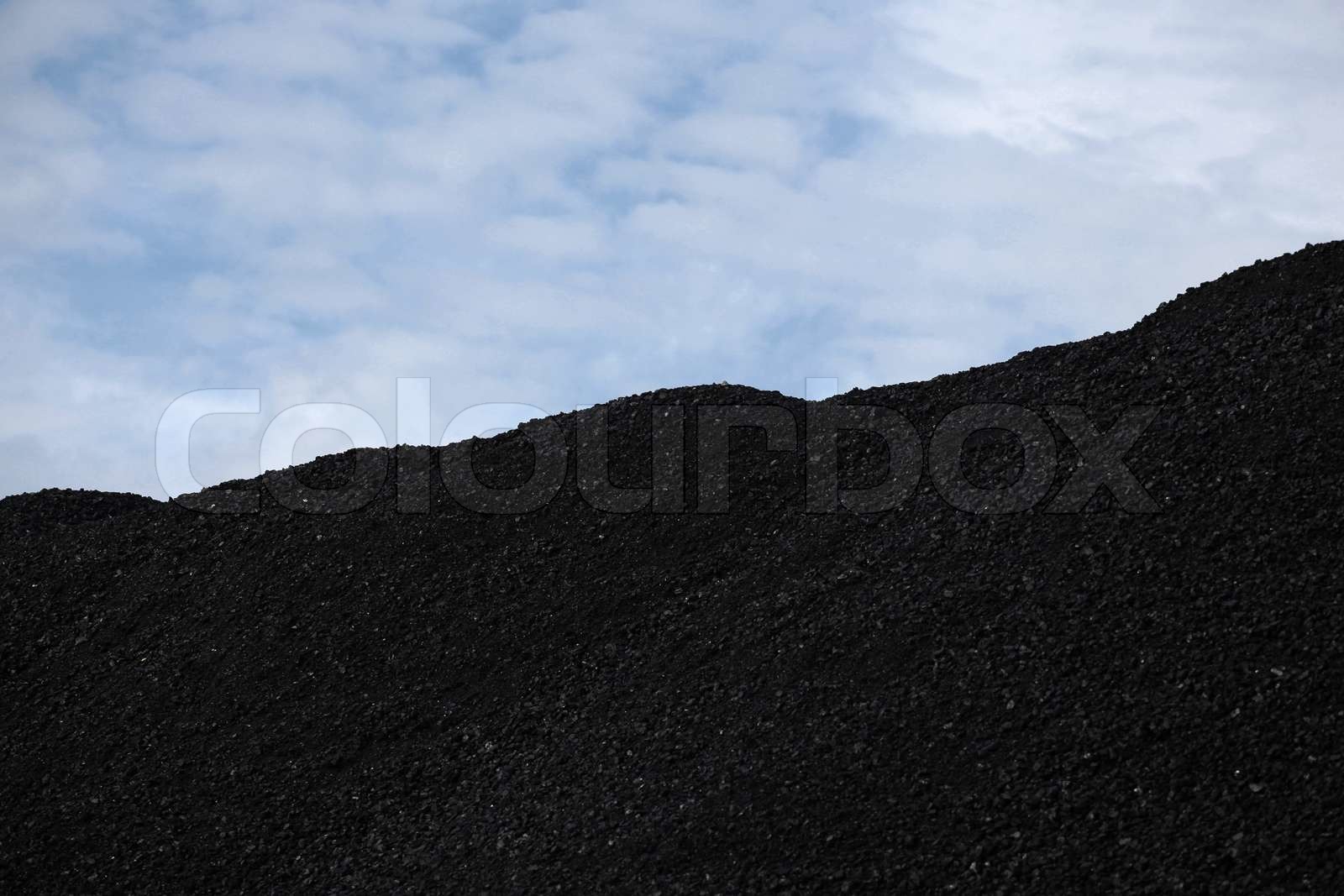 Stack of coal | Stock image | Colourbox